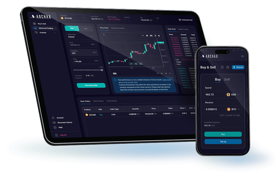 Buy, Sell and Trade cryptocurrency with Archax: Crypto Exchange UK